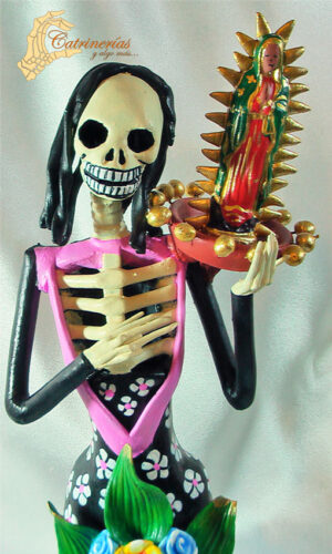 Catrina con Virgen de Guadalupe - Catrinerias